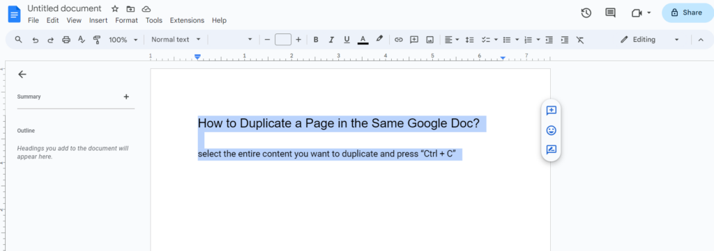 How To Duplicate a Page in Google Docs? [2 Easy Ways] - BoltQ
