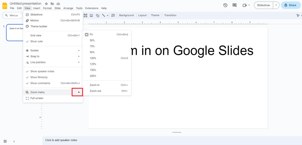 How To Zoom in on Google Slides? [3 Easy Methods] - BoltQ