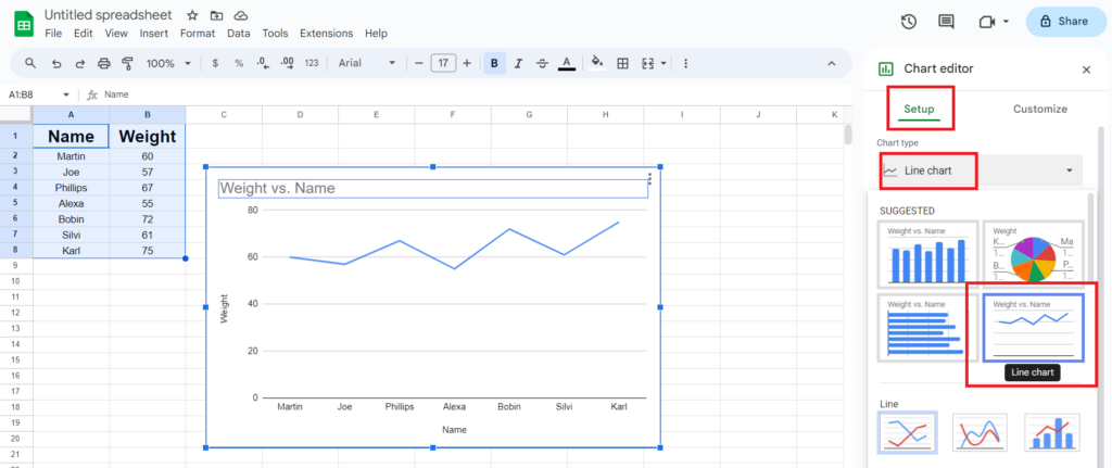 How To Make a Line Graph in Google Sheets? [Step-by-Step]