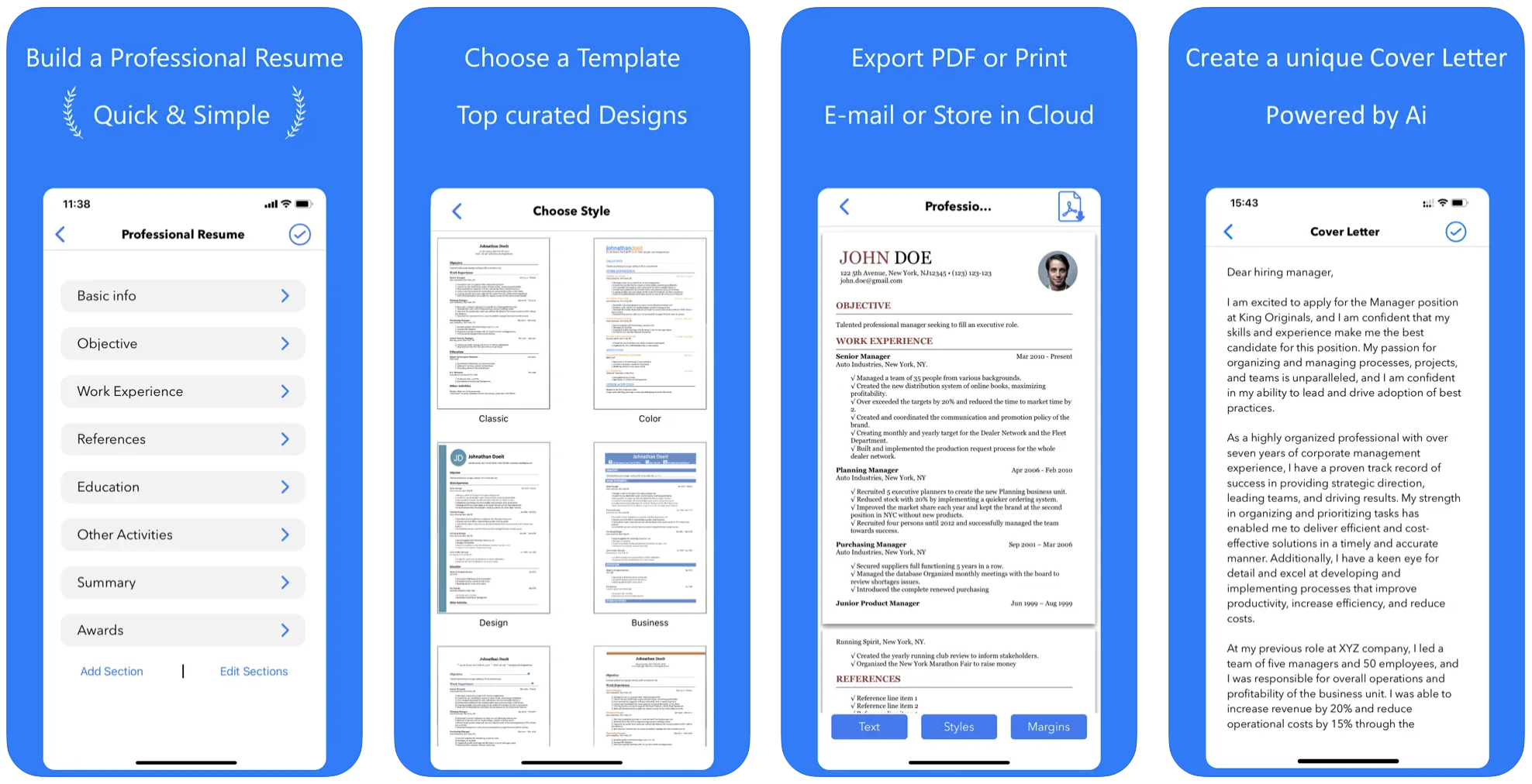 5 Best Resume Builder Apps for iPhone [Make Professional CVs]