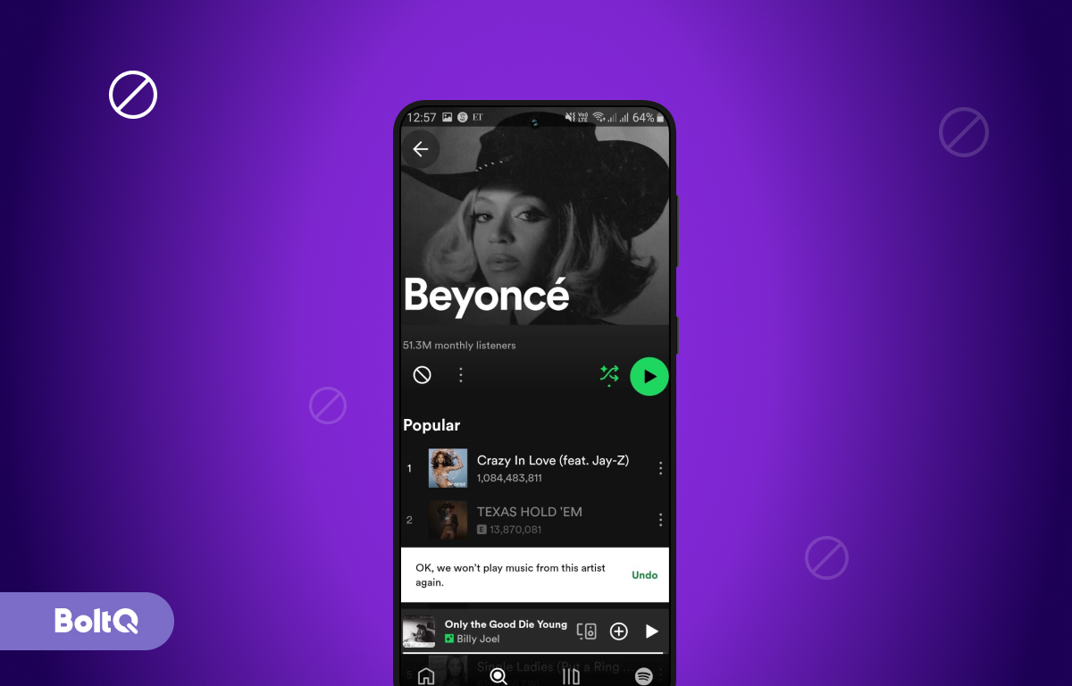How To Block a Song or Artist on Spotify? [Easy Guide] - BoltQ