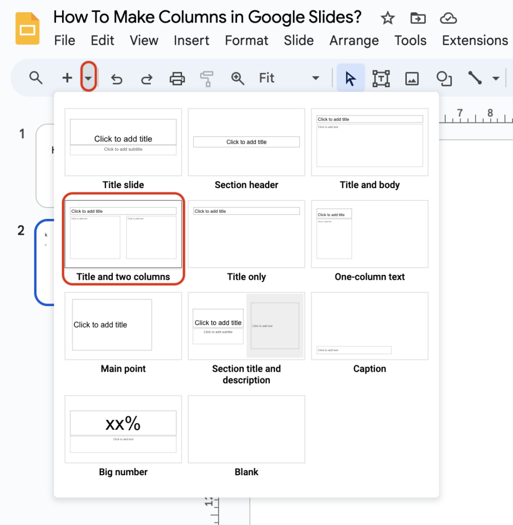 How To Make Columns in Google Slides? [5 Easy Ways]