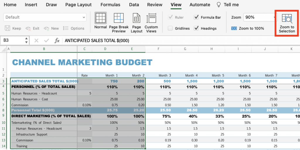 How To Zoom-in on Excel? [4 Easy Ways] - BoltQ